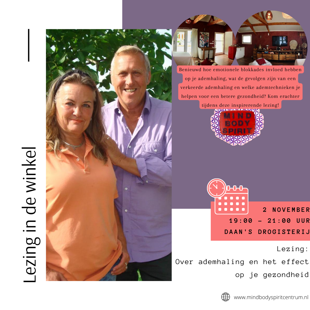 Lezing over ademhaling en het effect op je gezondheid - Natuurlijk Daan